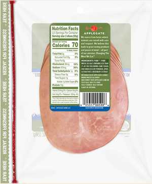 Products - Deli Meat - Natural Black Forest Ham - Applegate