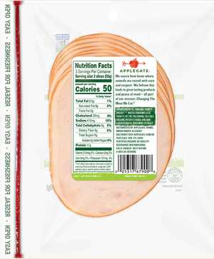 Products - Deli Meat - Organic Smoked Turkey Breast - Applegate