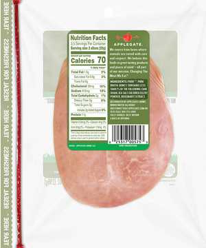Products - Deli Meat - Natural Honey Ham - Applegate