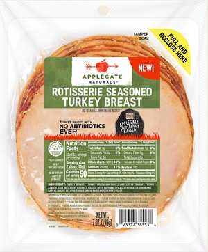 Products - Deli Meat - Applegate Naturals® Rotisserie Seasoned Turkey ...