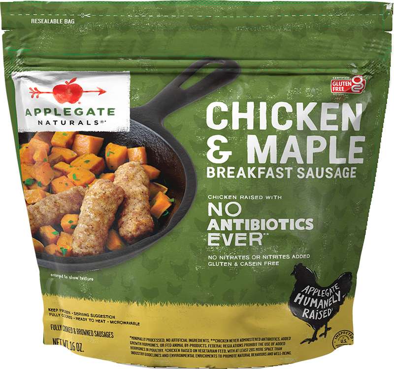 Products - Breakfast Sausage - Applegate Naturals® Chicken & Maple ...